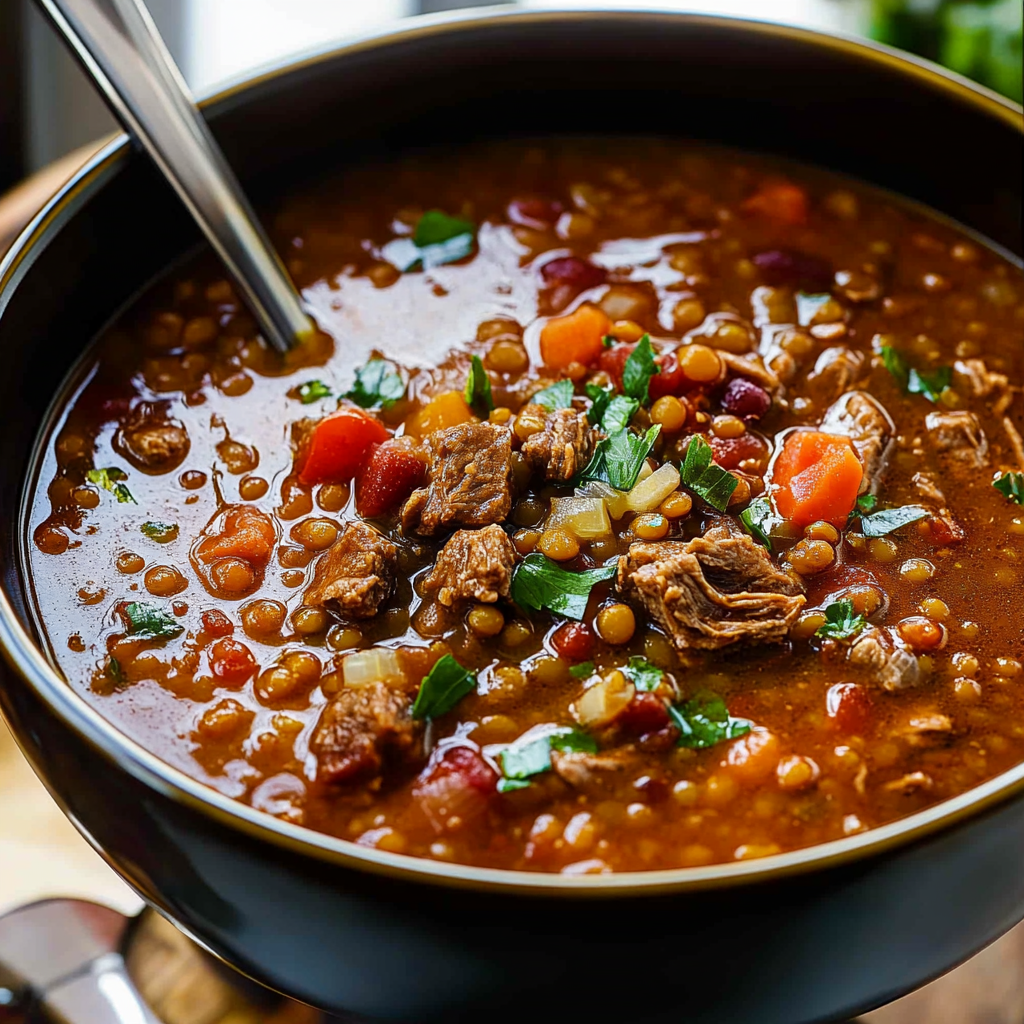 Beef And Lentil Soup