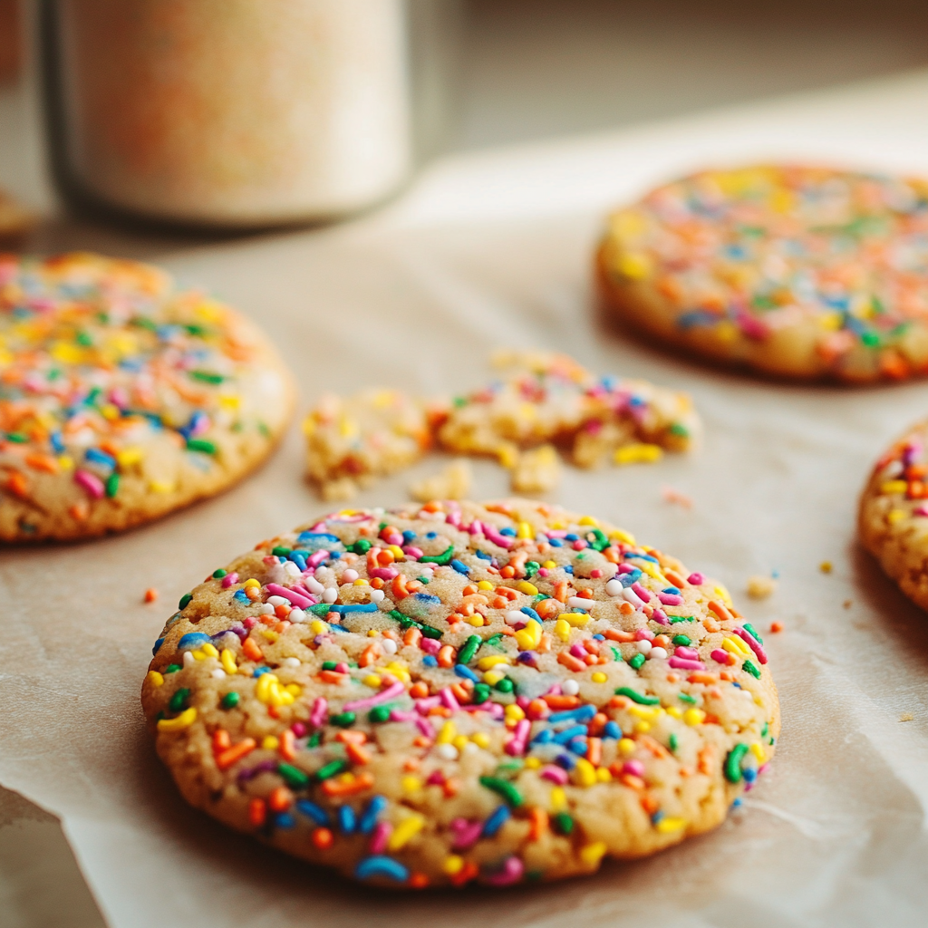 Easy Sprinkle Cookies Recipe