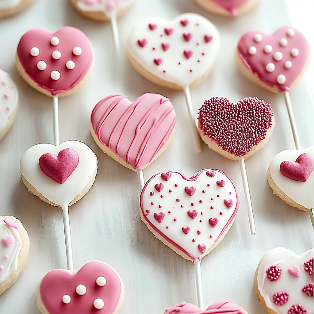 Tutorial Valentine Sugar Cookie Pops