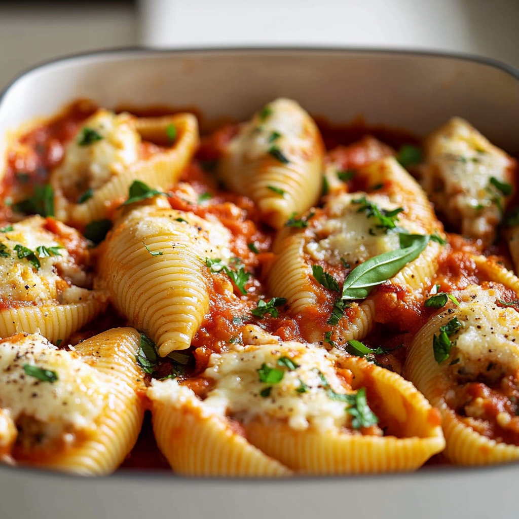 Easy Stuffed Pasta Shells Recipe