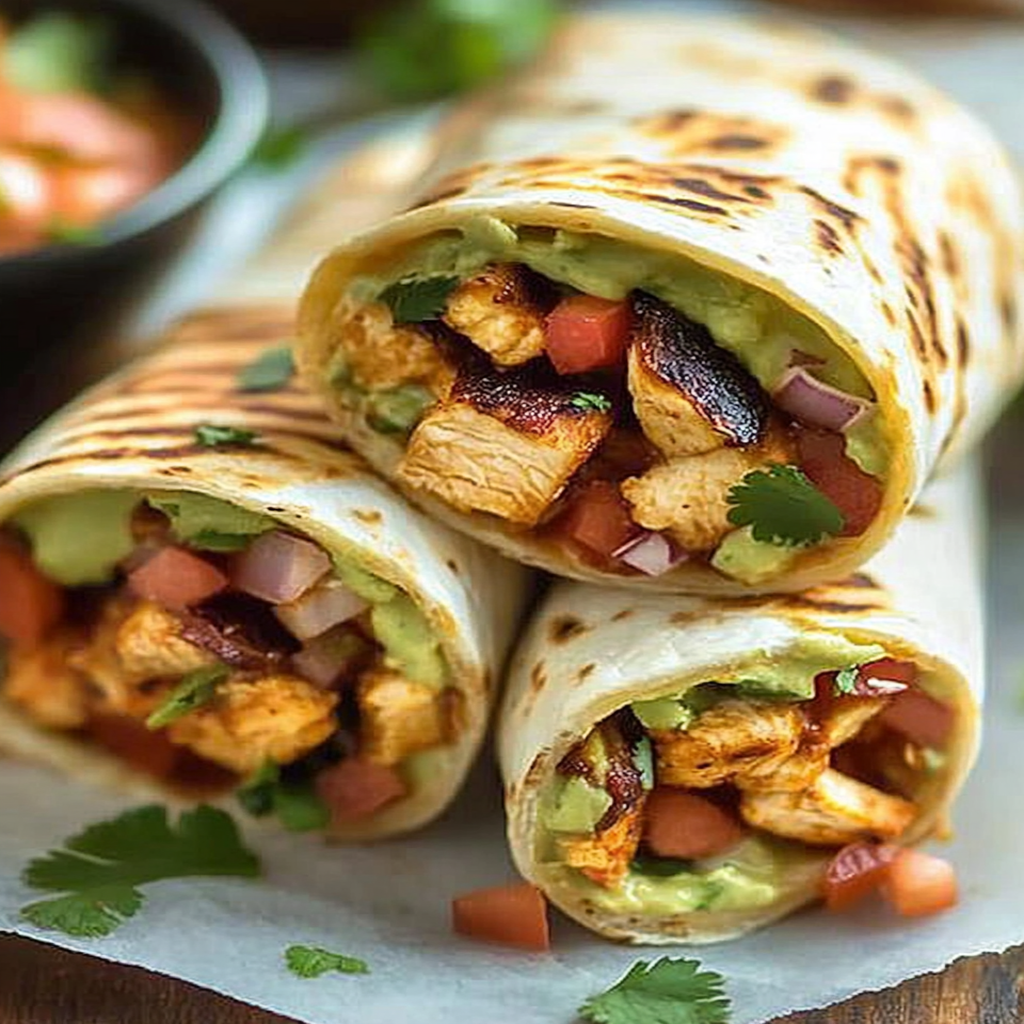 Chipotle Ranch Grilled Chicken Burrito