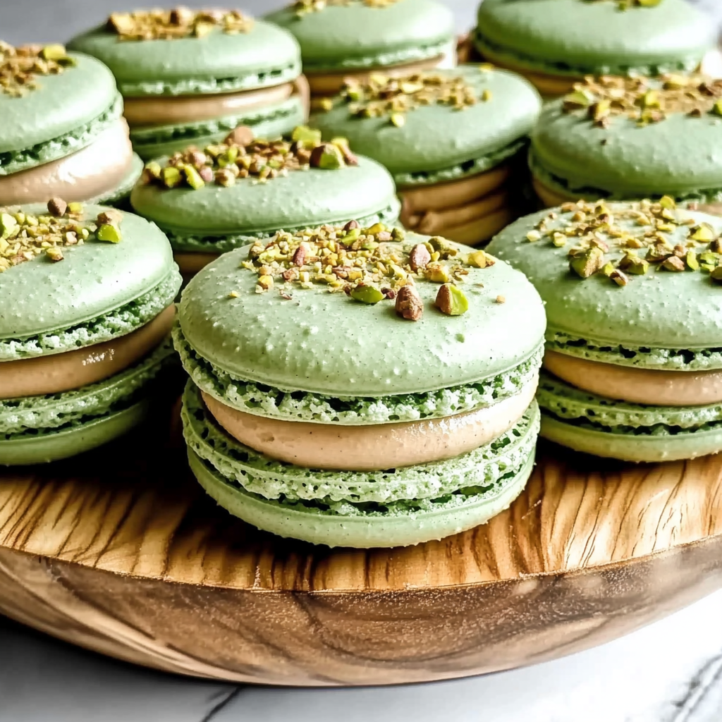Pistachio Macarons