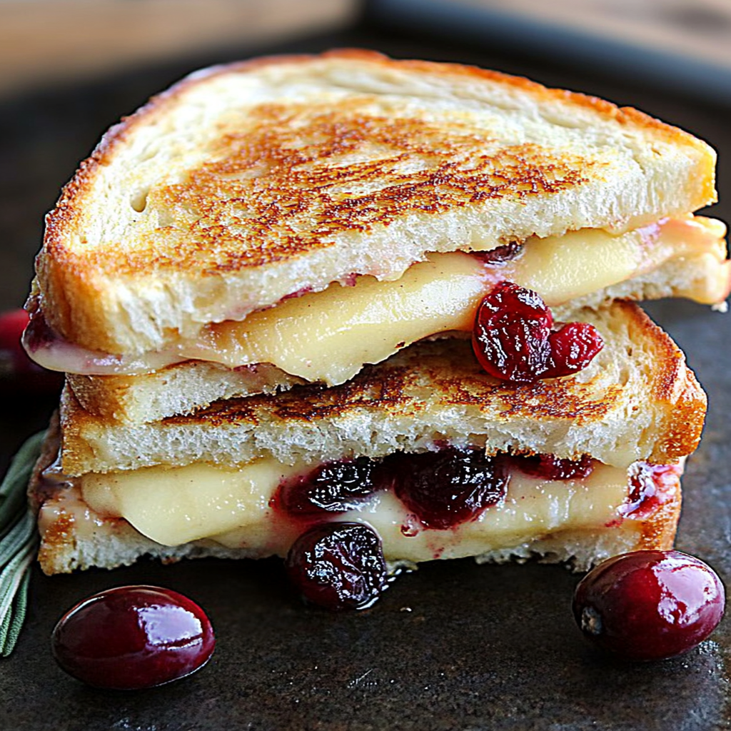 Apple and Cranberry Grilled Cheese