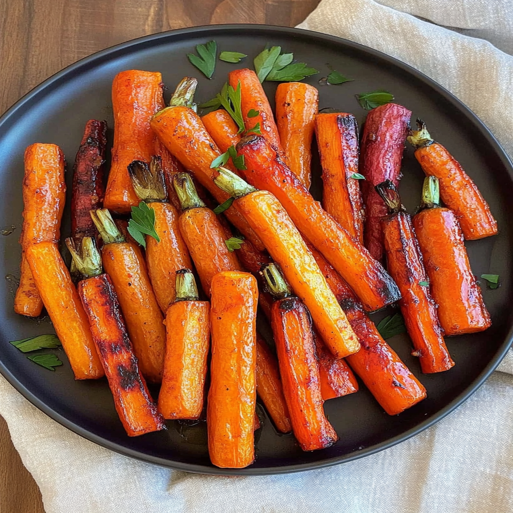 Honey Roasted Colorful Carrots