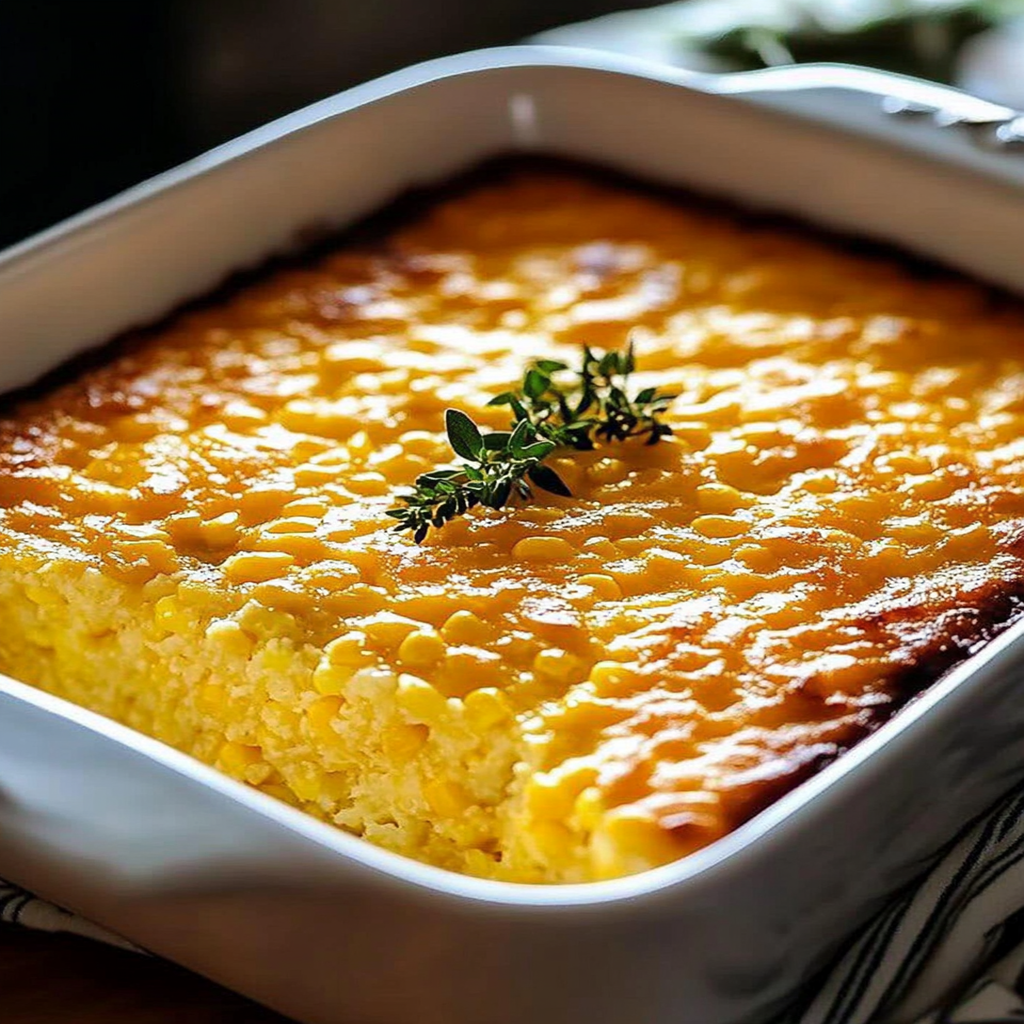 Sweet Corn Spoonbread Casserole