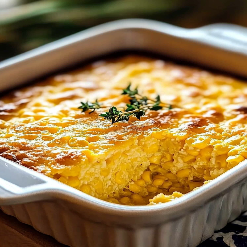 Sweet Corn Spoonbread Casserole