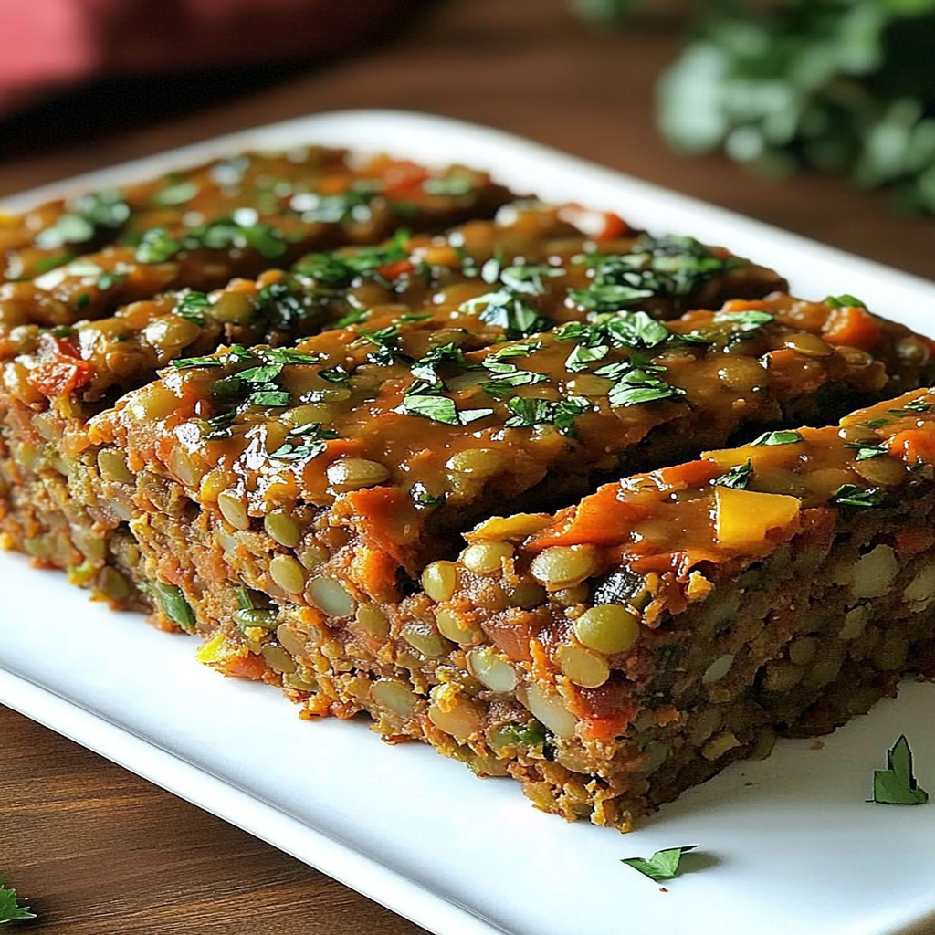 The Ultimate Vegetable Lentil Loaf