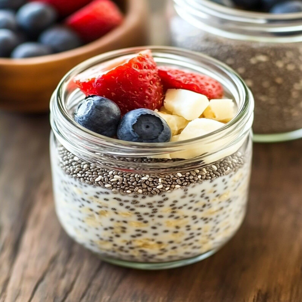 Overnight Oats with Chia Seeds