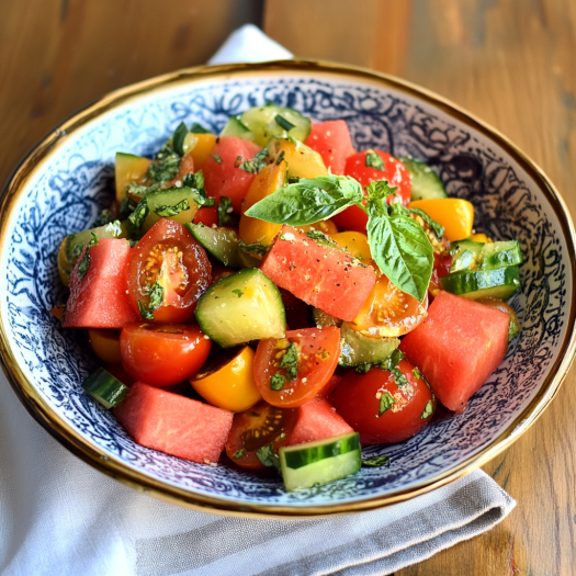 Heirloom Tomato & Watermelon Salad