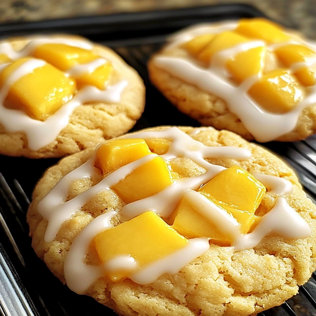 Mango Cream Summer Cookies
