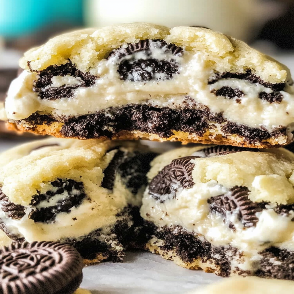 Oreo Cheesecake Cookies