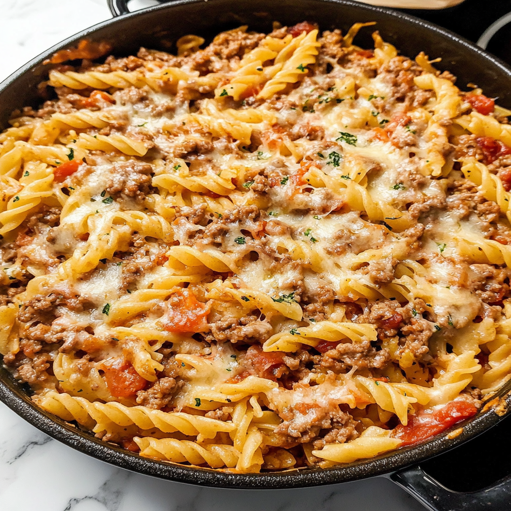 Quick Dinner Recipe: Ground Beef and Pasta