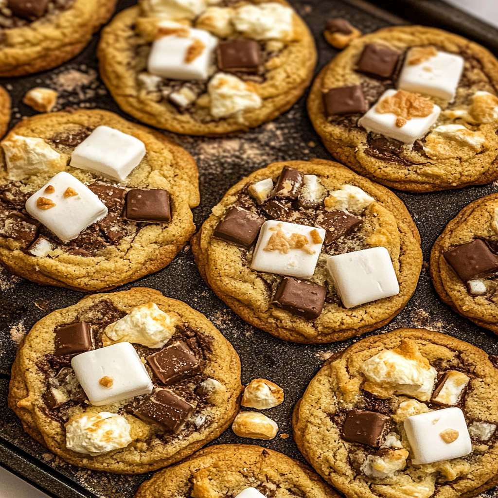 S'mores Inspired Summer Cookies