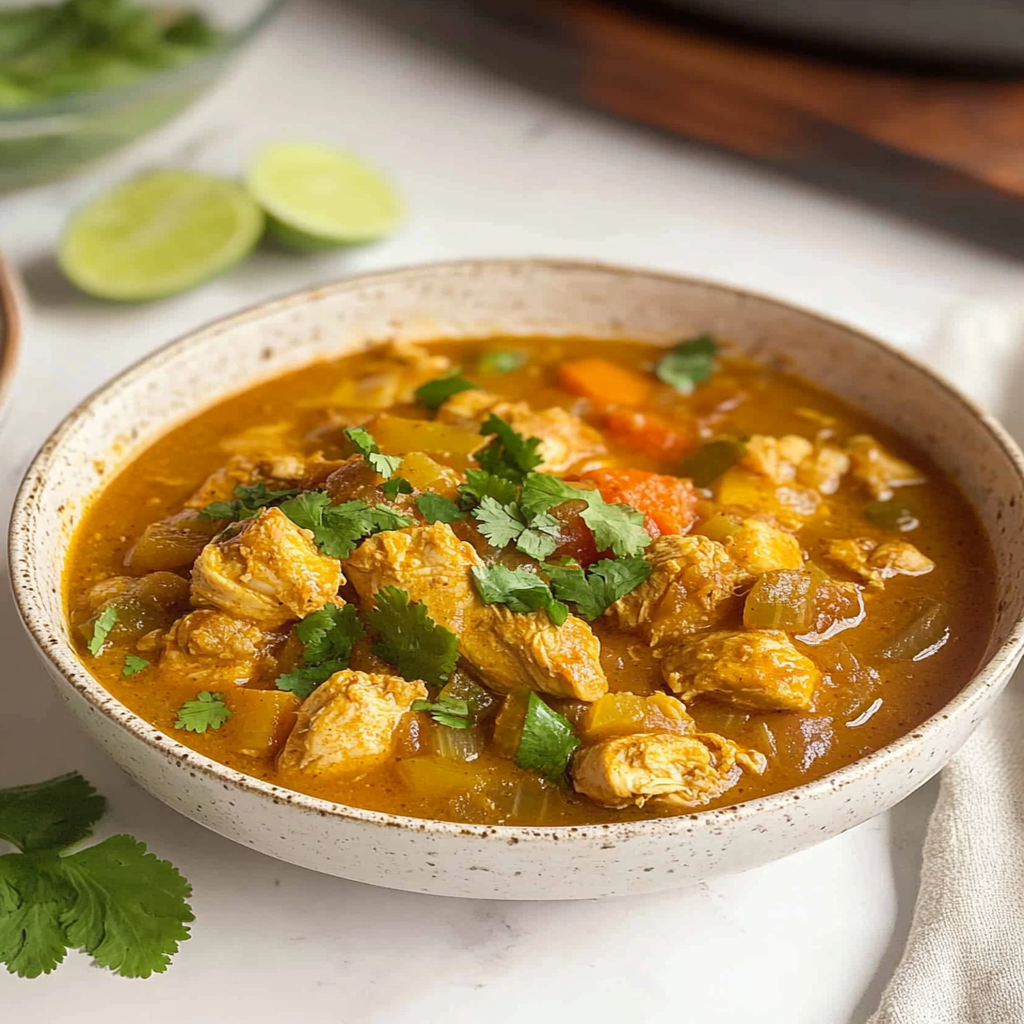 Spicy Puerto Rican Chicken Asopao Stew