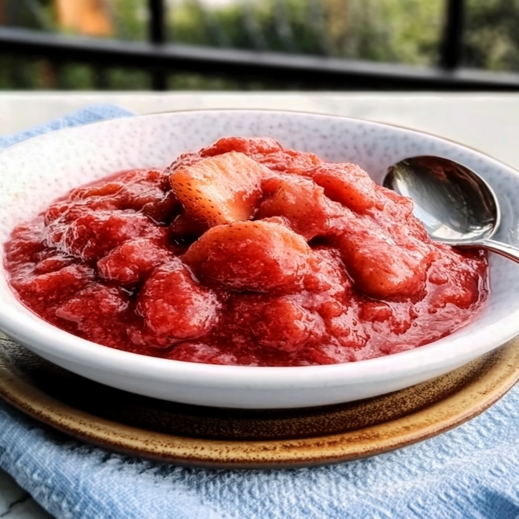 Strawberry Rhubarb Compote