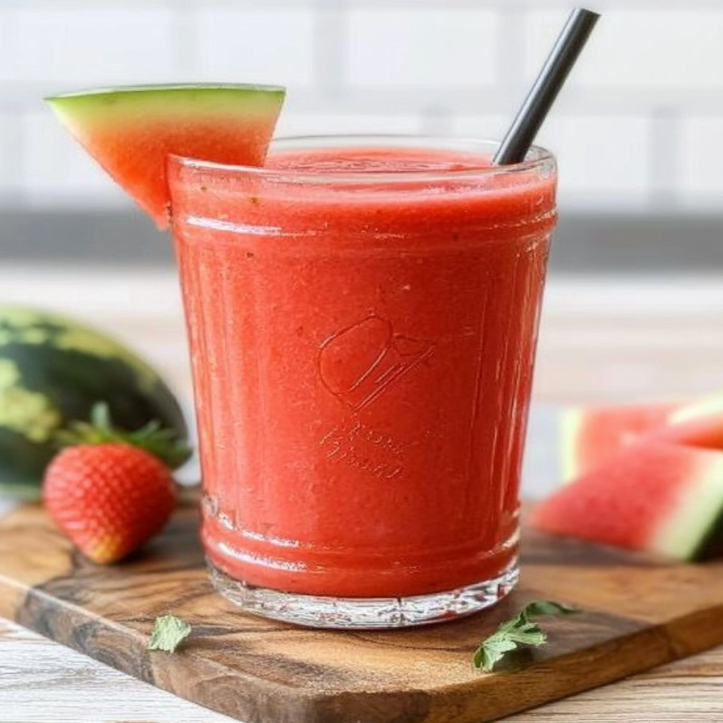 Strawberry Watermelon Smoothie Fusion