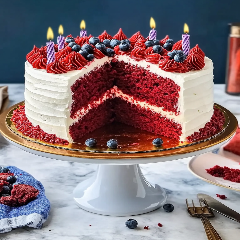 Red Velvet Birthday Cake