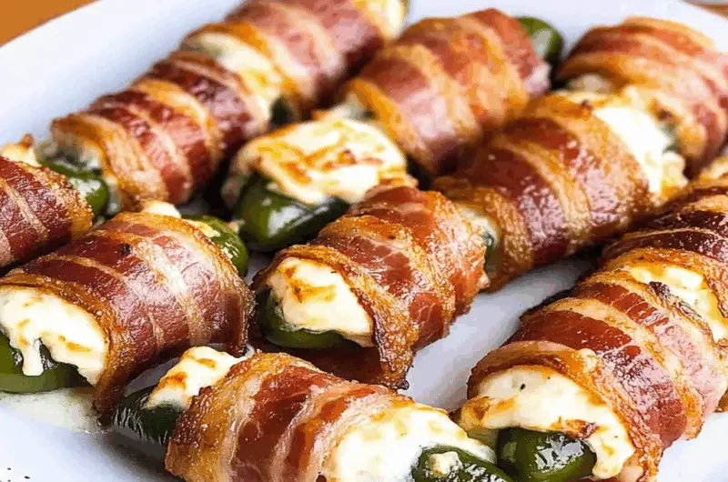 Bacon-Wrapped Jalapeno Poppers