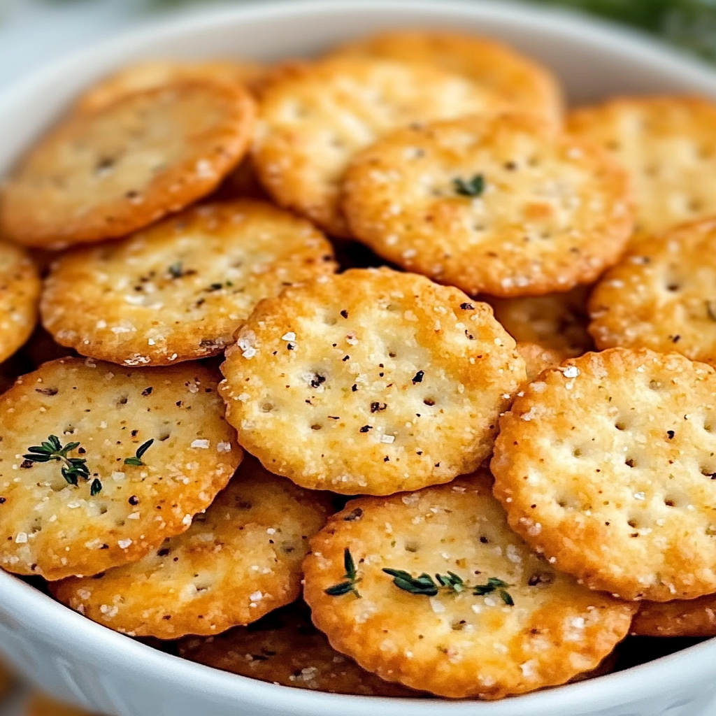 Garlic Ritz Snacks
