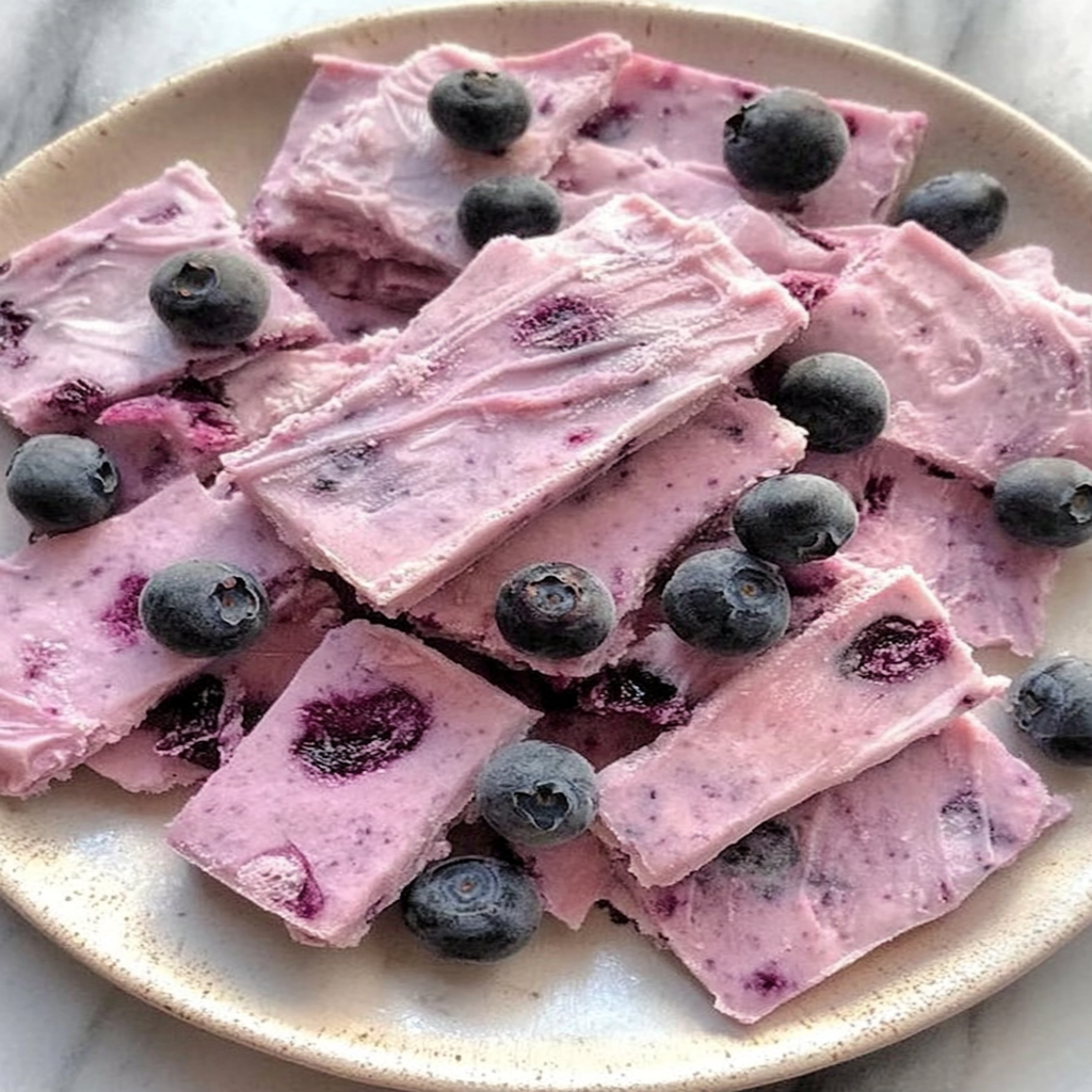 Huckleberry Recipes: Frozen Yogurt Bark
