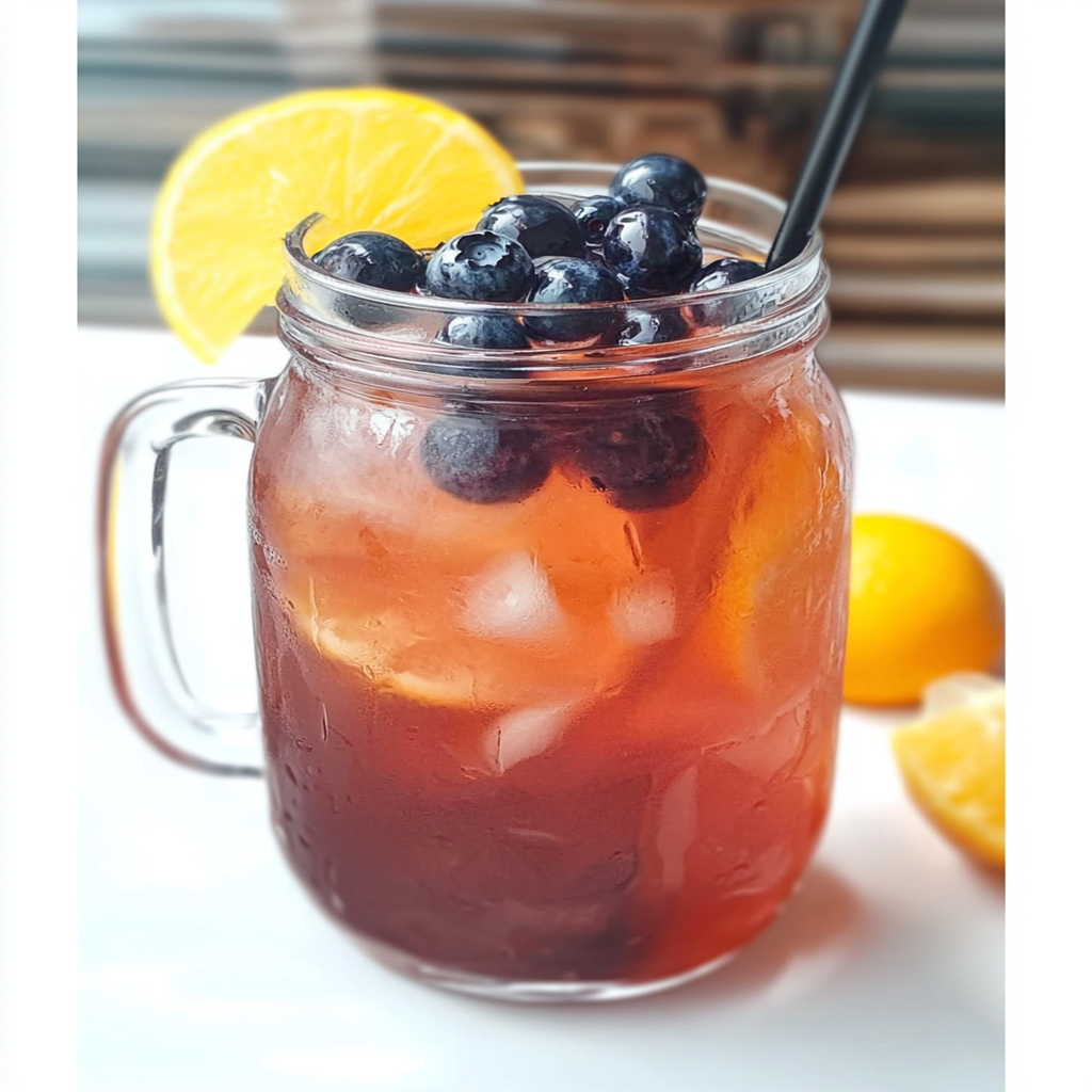 Huckleberry Herbal Iced Tea Infusion
