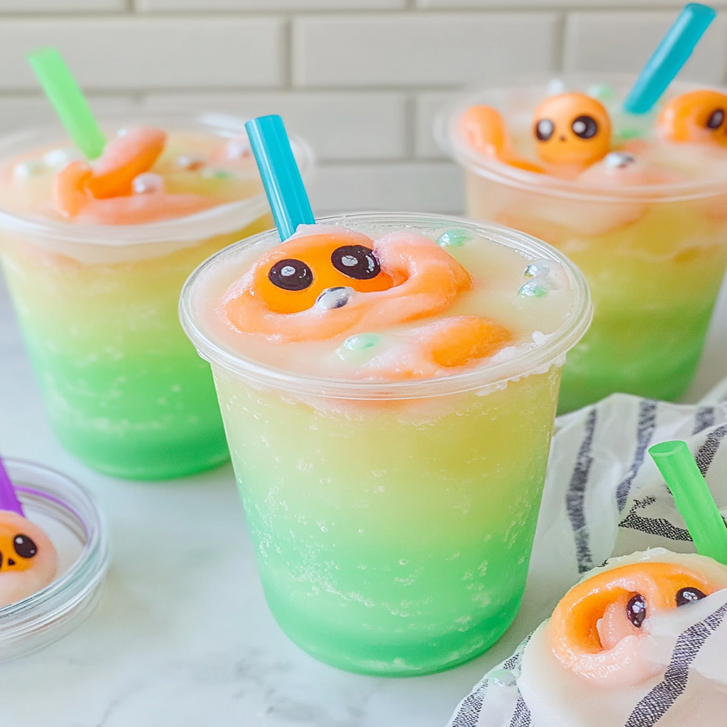 Pastel Halloween Slime Punch