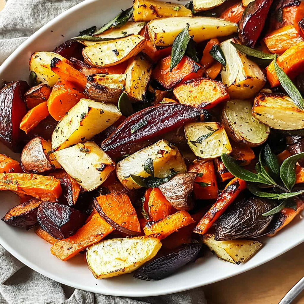 Roasted Root Vegetable Medley – Vegan Fall Comfort Food