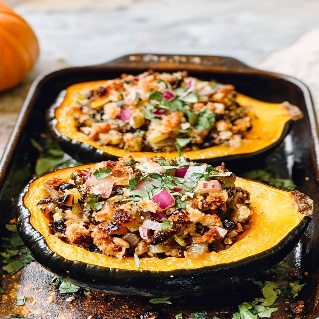 Stuffed Acorn Squash – Plant-Based Fall Comfort Food