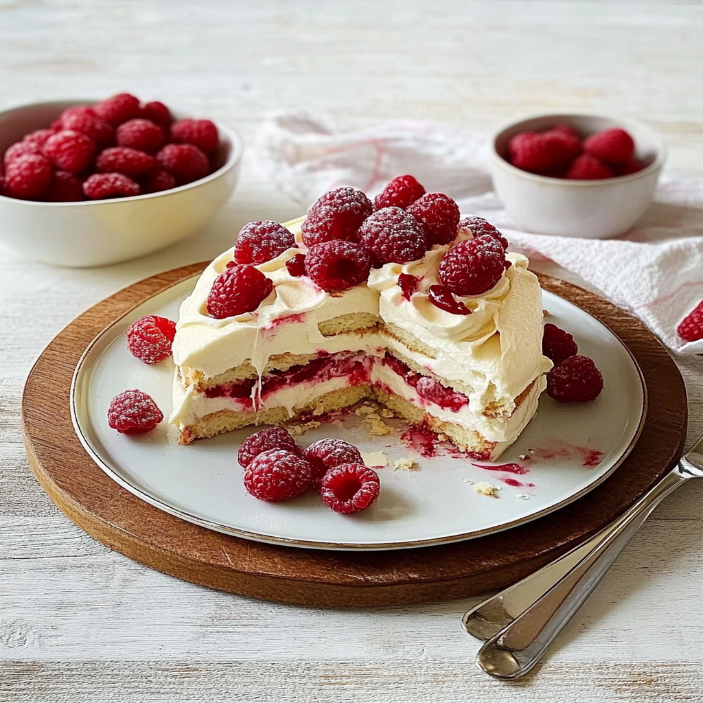White Chocolate Raspberry Tiramisu