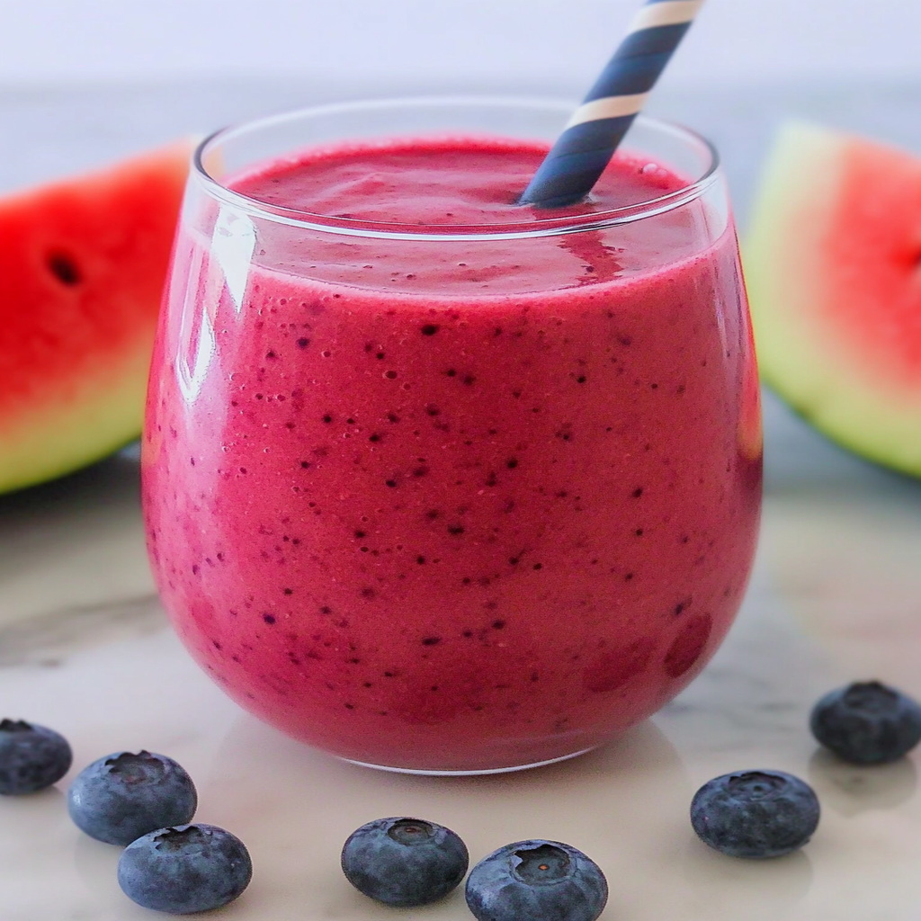 Blueberry Watermelon Smoothie Boost