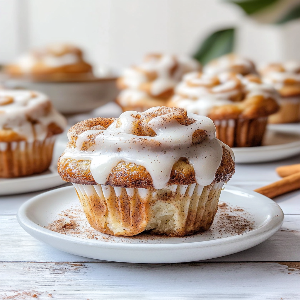 Cinnamon Roll Fall Treats Muffins