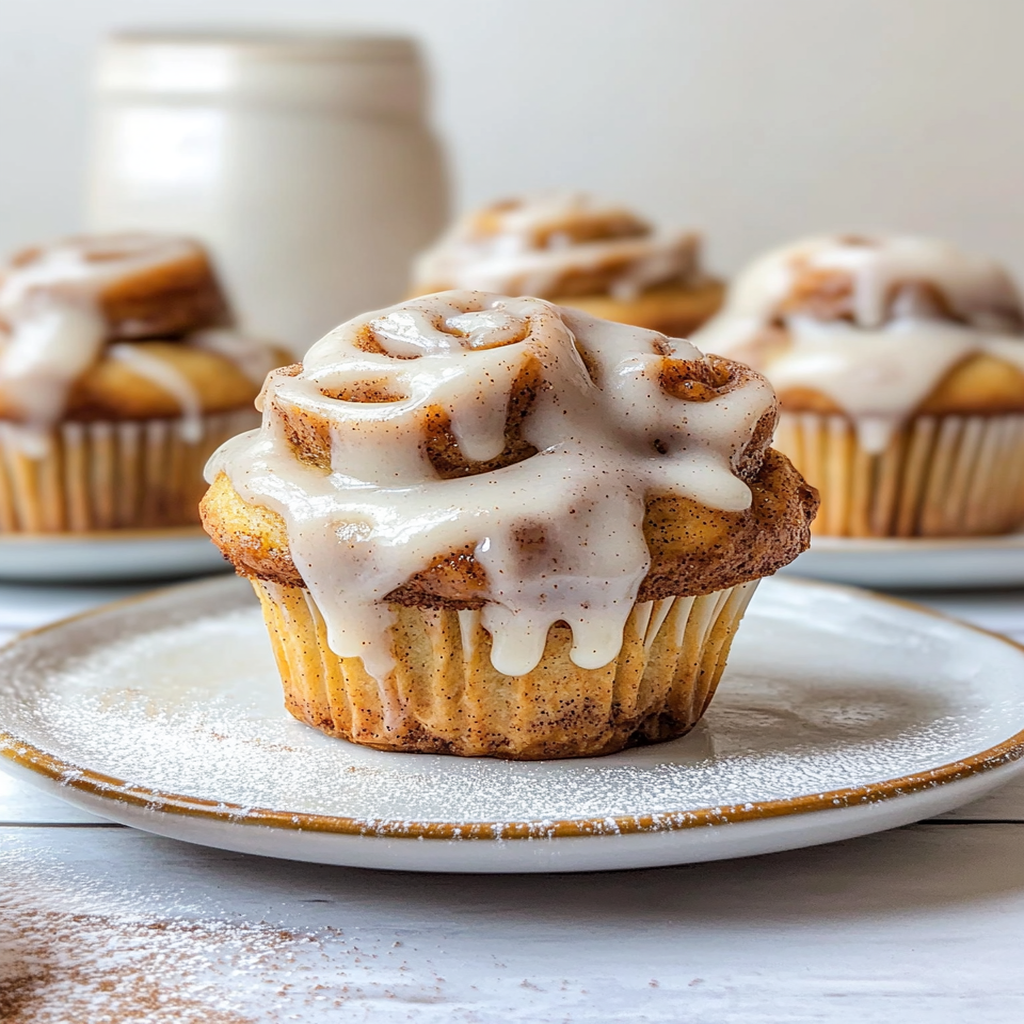 Cinnamon Roll Fall Treats Muffins