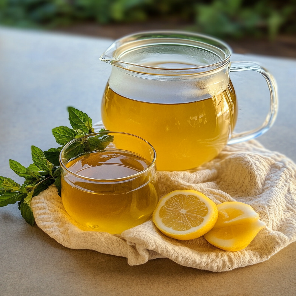 Lemon Balm Honey Tea