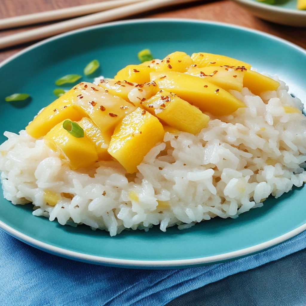 Light Coconut Mango Rice