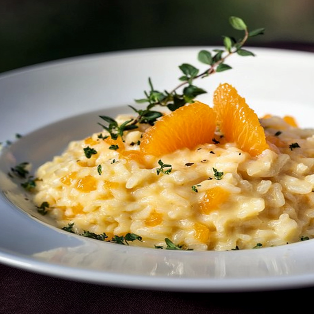 Mandarin Orange Risotto