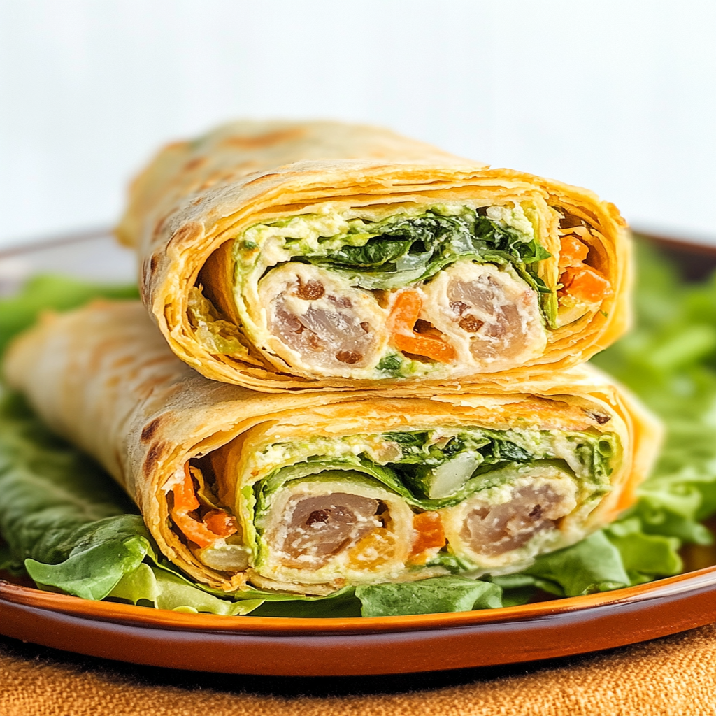 Protein-Packed Roll-Ups