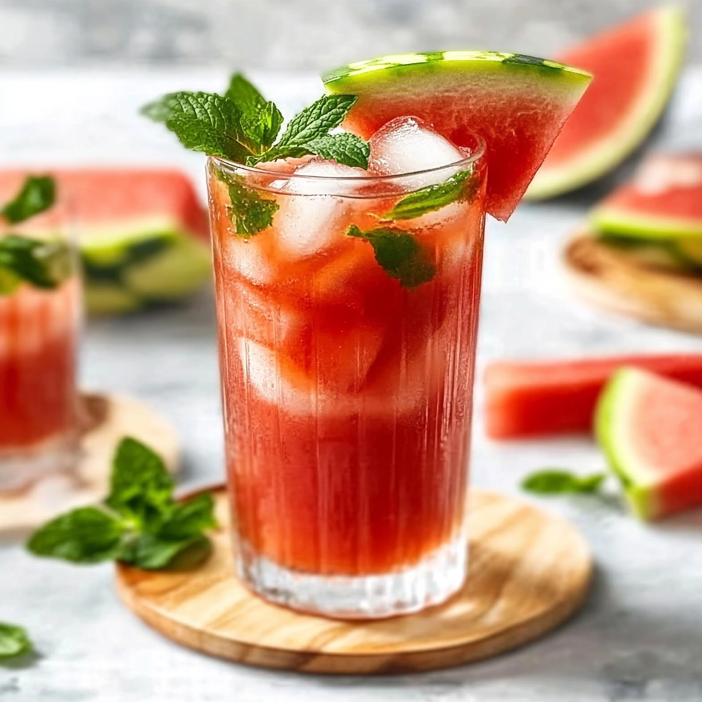 Watermelon & Mint Iced Tea