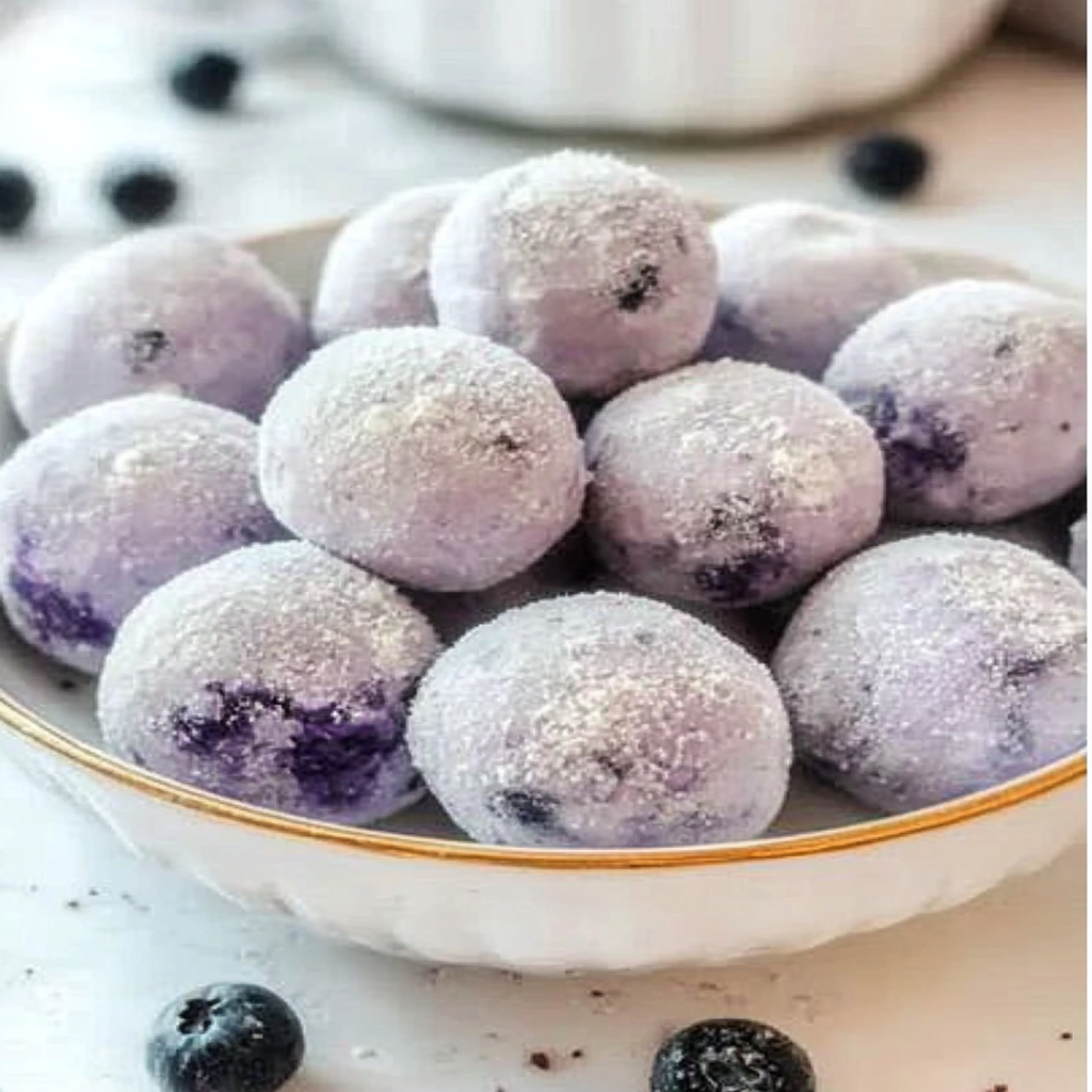 White Chocolate Blueberry Truffles