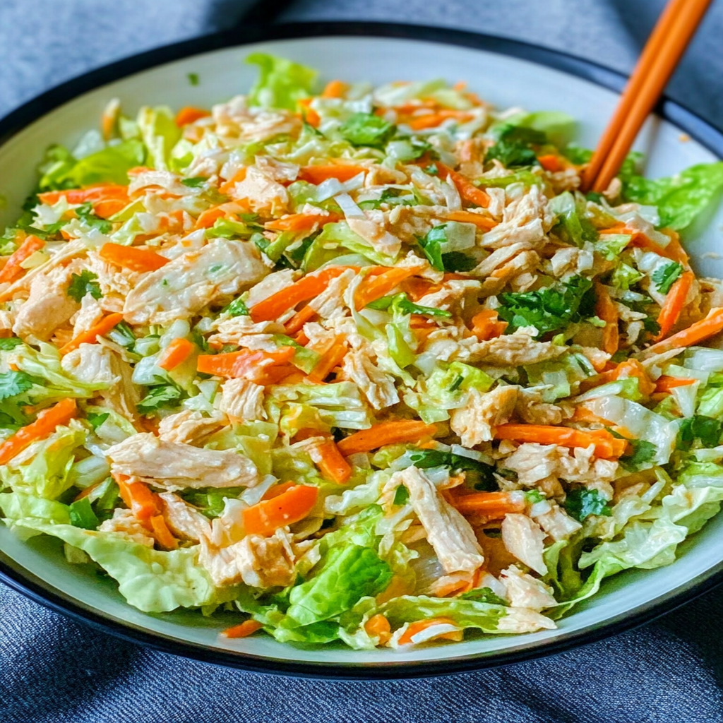 Deliciously Easy Chinese Chicken Chopped Salad