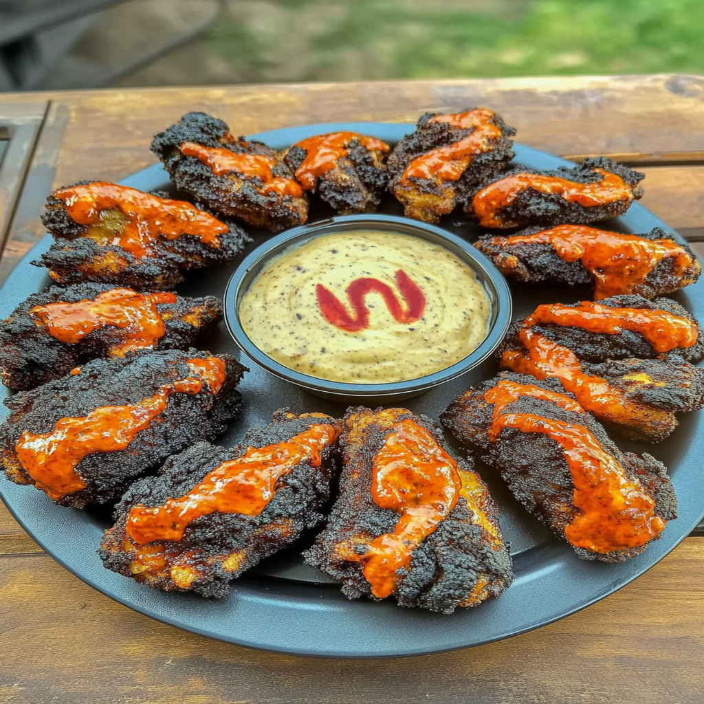 Spooky Halloween Food Bat Wing Chicken