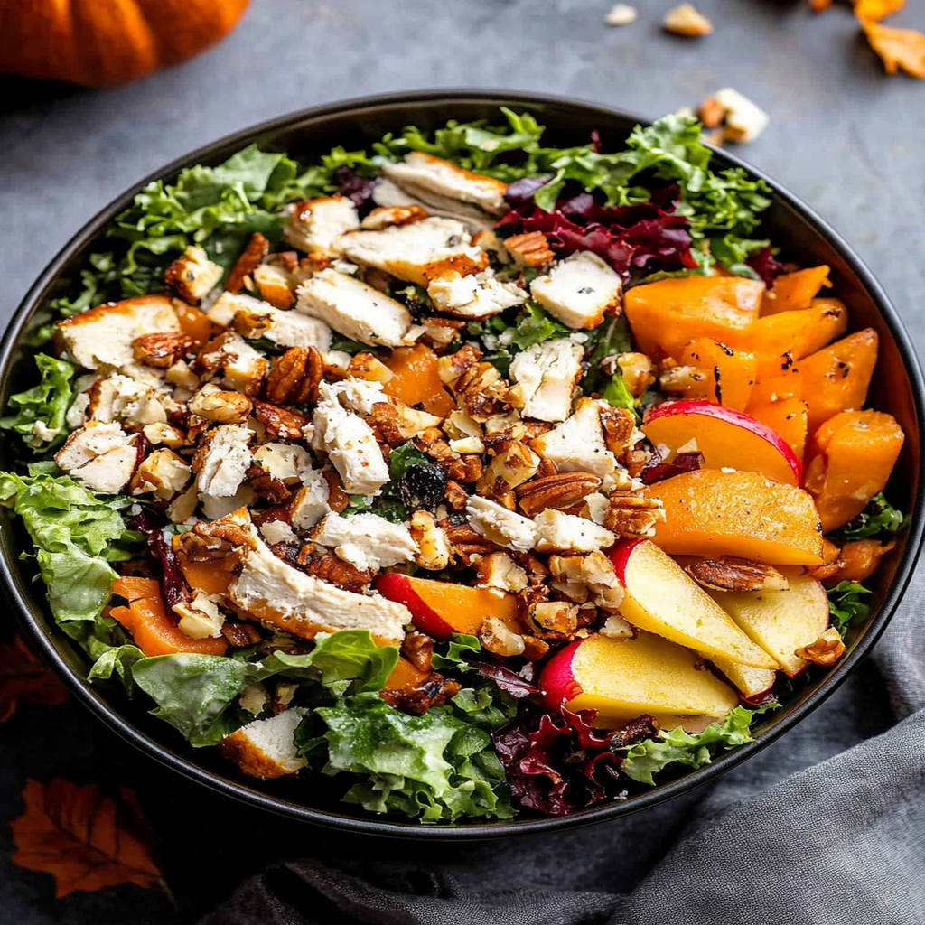 Traditional Fall Harvest Salad Bowl