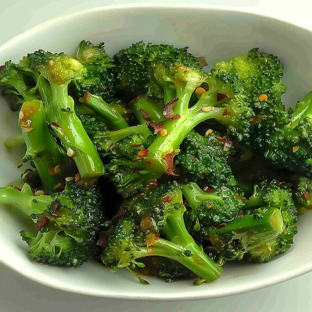 Asian Broccoli Recipe with Ginger and Hoisin Sauce