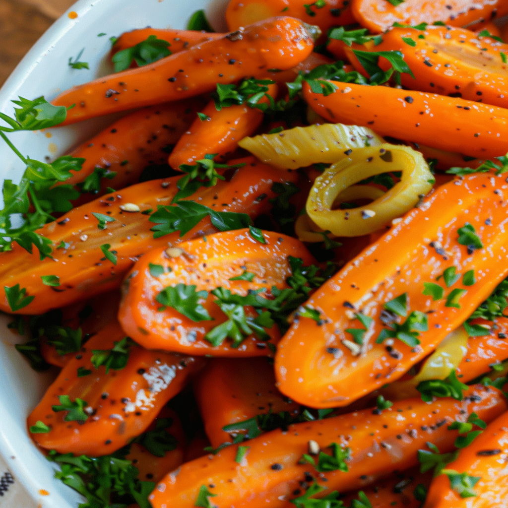 French-Style Carrots with Shallots and Parsley