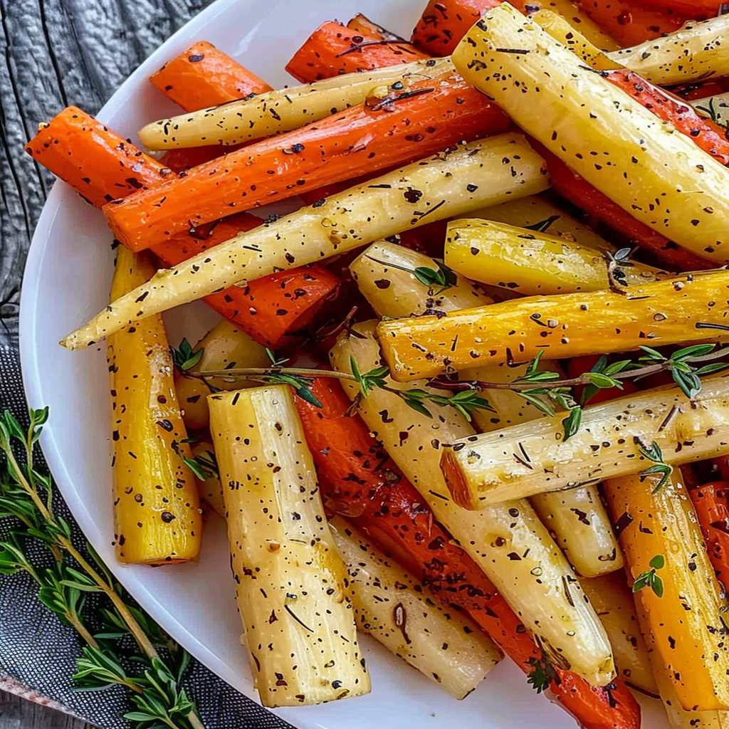 Parsnip Recipe with Carrots and Maple Glaze