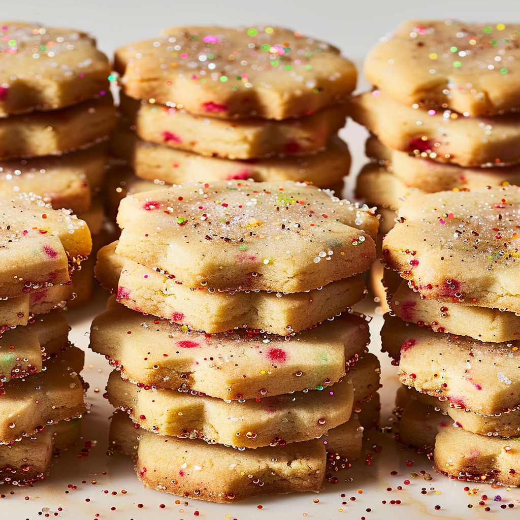 Thanksgiving Glitter Mix Shortbread New Years Cookies