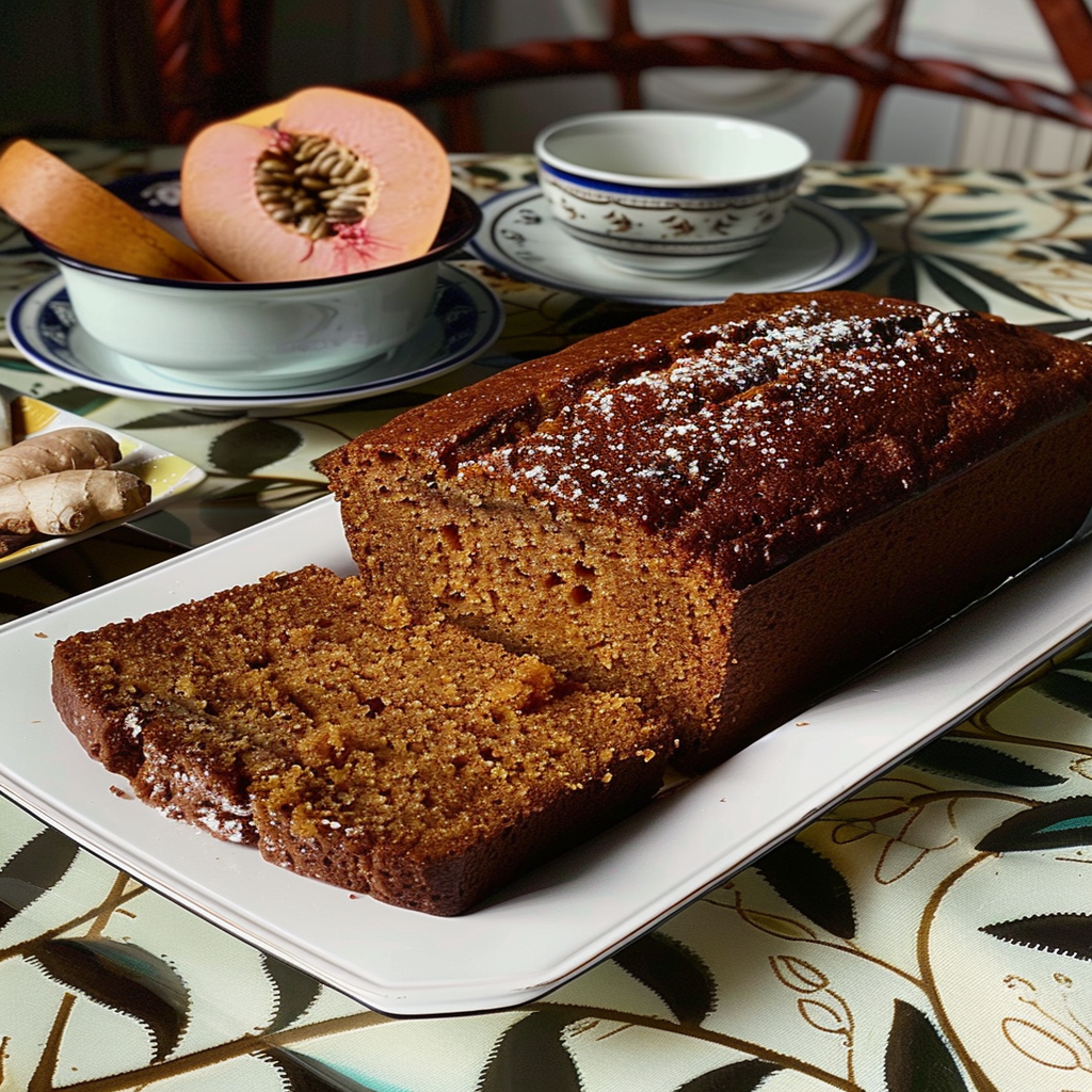 Triple Ginger Persimmon Loaf