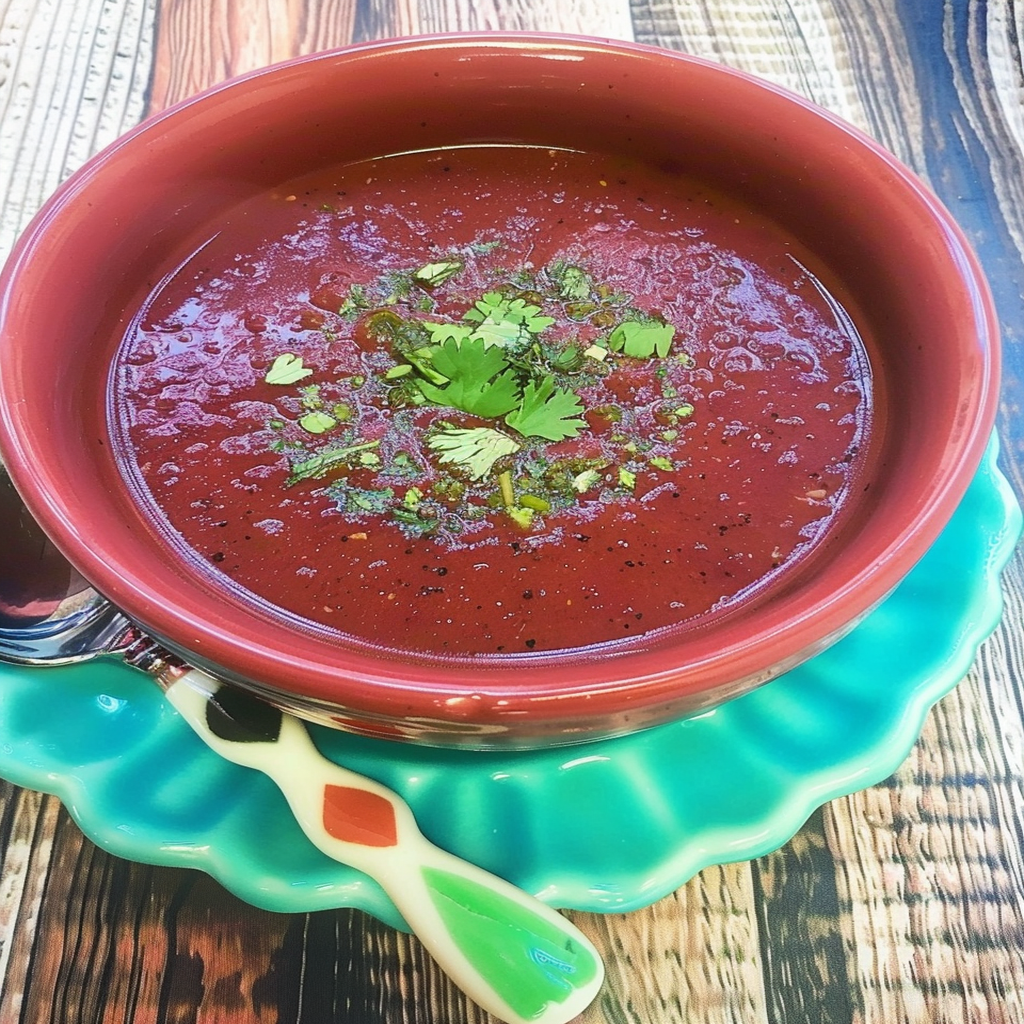 Beet & Spinach Winter Soup