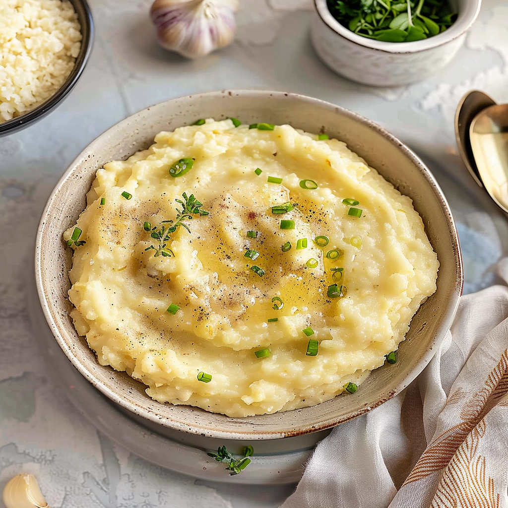 Garlic & Parsnip Puree