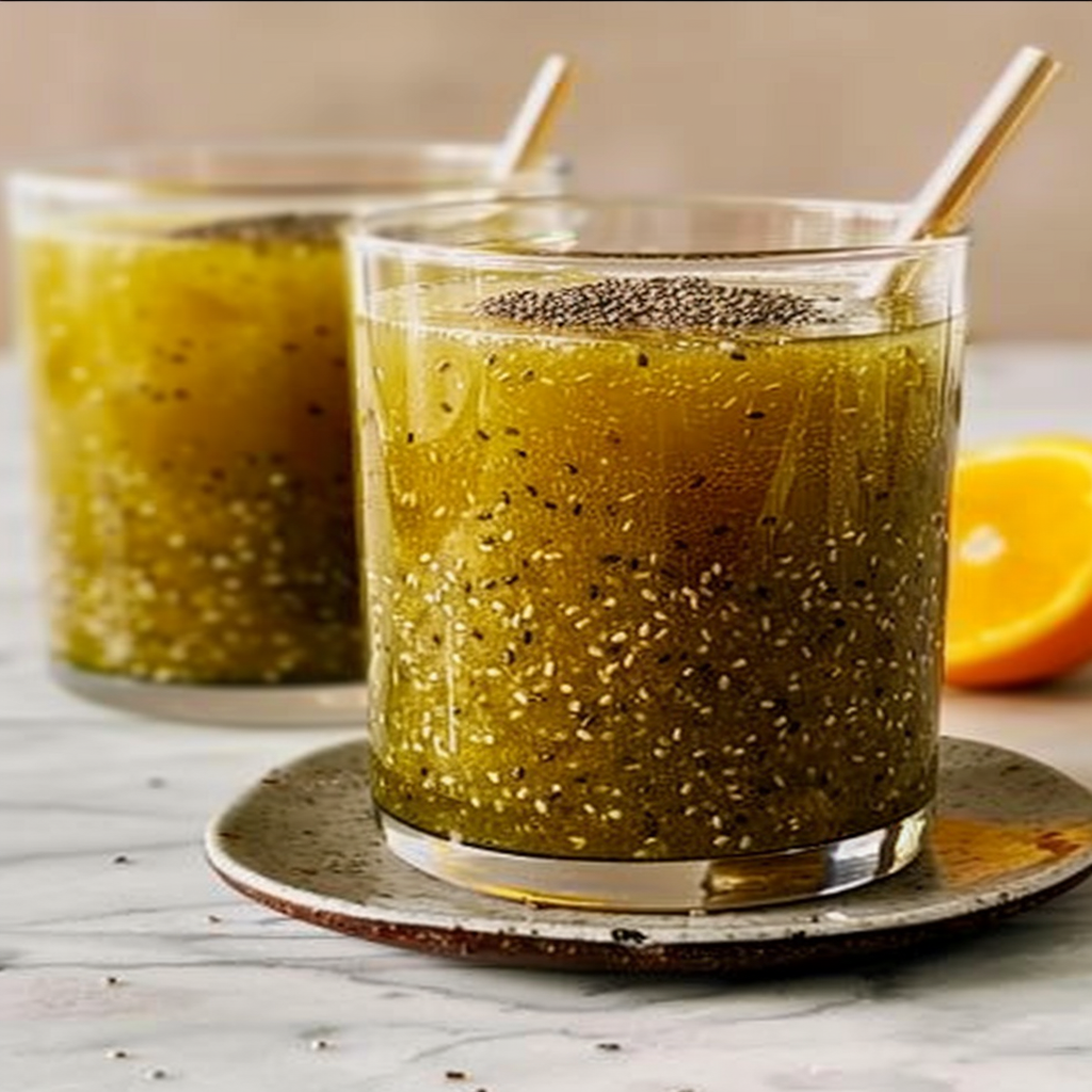 Turmeric-Ginger Chia Tonic
