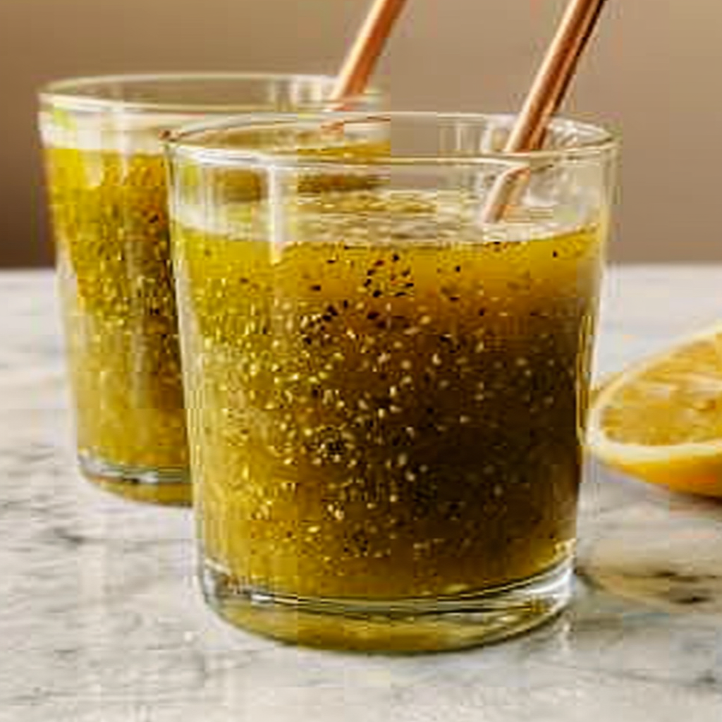 Turmeric-Ginger Chia Tonic